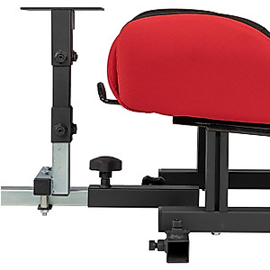 Centered Flight Stick Lower Mount Bracket with Height Adjusmtent. Plates Included. Configuration #6 Compatible with Thrustmaster Warthog, F-16C Viper HOTAS, F/A 18, VirPil, VKB and WinWing Sticks