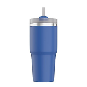 YOUEXPERT 14 oz Tumbler with Straw, Insulated Tumblers with Lid and Straw, 14 oz Cup Stainless Steel Mini Outdoor Sports Travel Tumblers - Iris