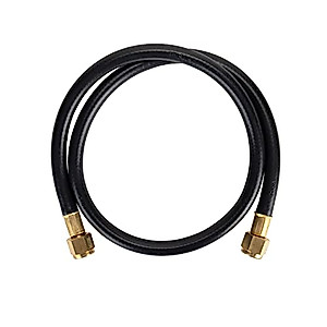 Camco 59913 3' Propane Hose Assembly - 3/8" Female Flare x 3/8" Female Flare , Black