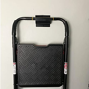 Garage Storage Organizer - Wall Mount Wheelbarrow, Patio Furniture, Chair & Ladder - Garage Storage Organizer 1 Pack