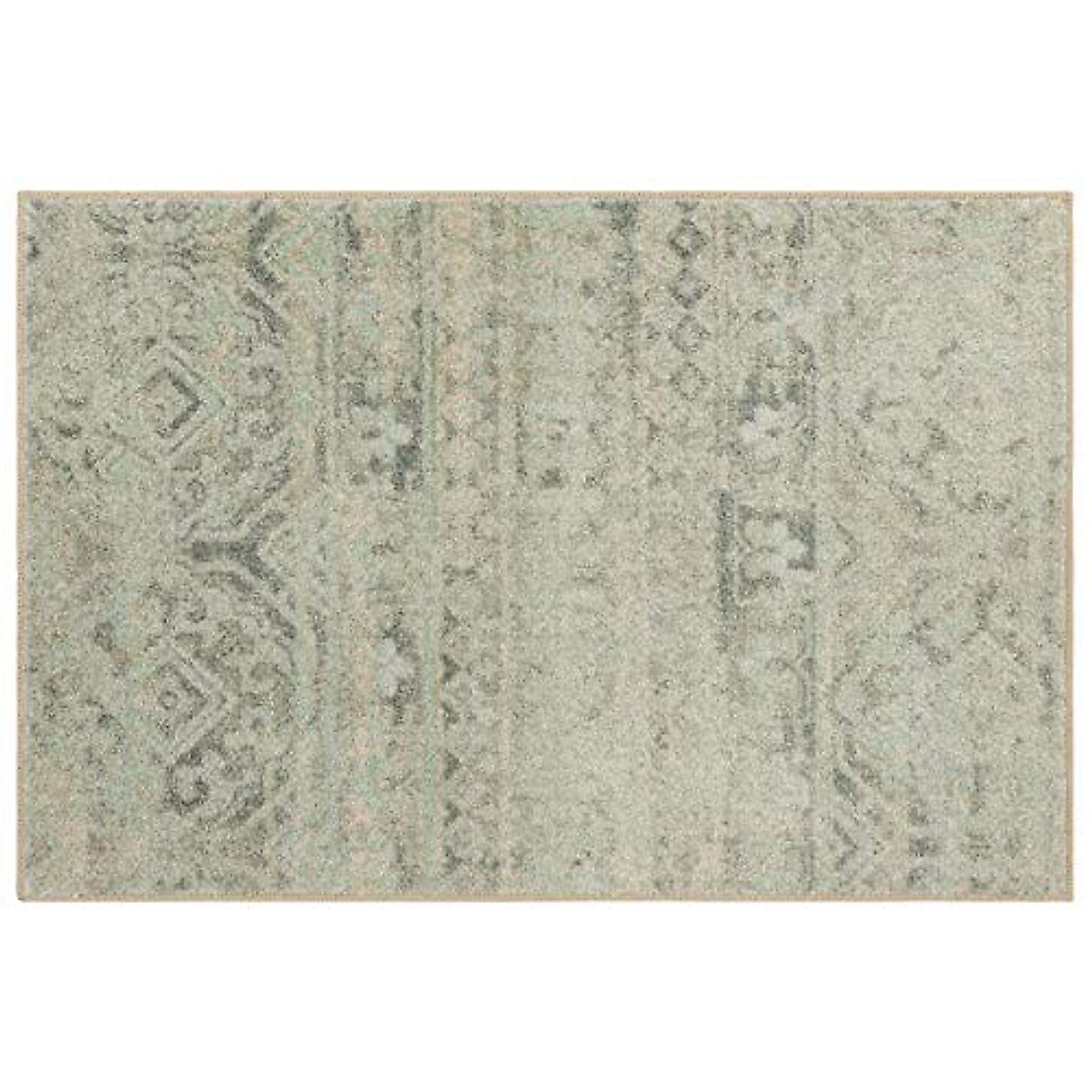 Mohawk Home Layland Beige Floral Geometric (2' 6" X 4' 2") Scatter Rug
