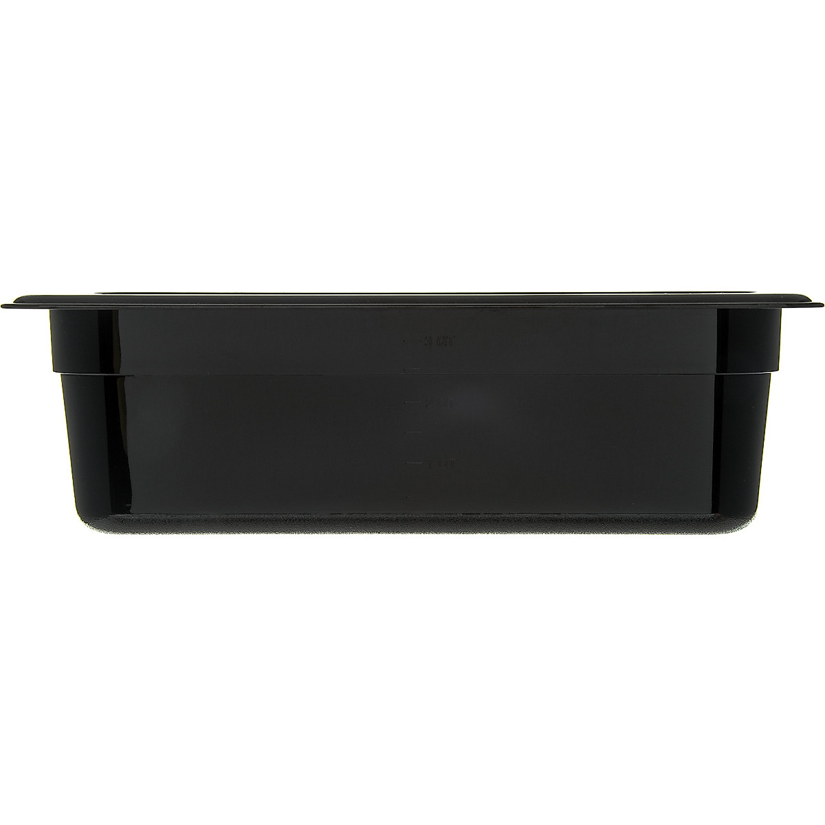 Carlisle FoodService Products 3086103 StorPlus High Heat Food Pan, 4" Deep, Third Size, Black