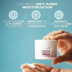 Eva Naturals Vanilla Bean Night Cream by Eva Naturals (60 ml) - With Vitamin E and Green Tea