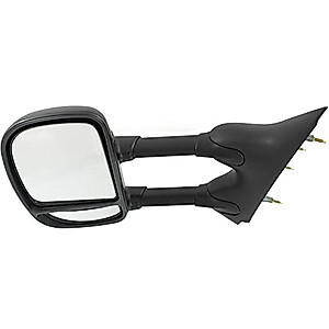 Garage-Pro Mirror Compatible with 2002 Ford E-150 Econoline, E-250 Econoline, E-350 Econoline Club Wagon and E-450 Econoline Super Duty Towing, Driver Side, Manual Glass