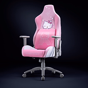Razer Lumbar Cushion Hello Kitty & Friends Edition: Lumbar Support for Gaming Chairs - Fully-Sculpted Lumbar Curve - Memory Foam Padding - Wrapped in Plush Velvet