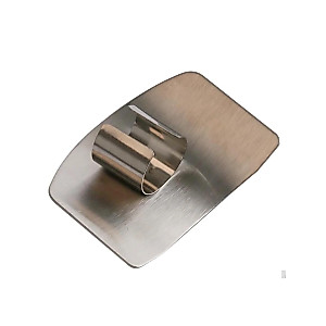 Stainless Steel Thumb Knife Finger Cutter Saver with Knife Guard and Finger Protectors for Cutting Vegetables, Holder for Slicing, Ideal Finger Guards for Kitchen Knives for Secure Food Cuts.