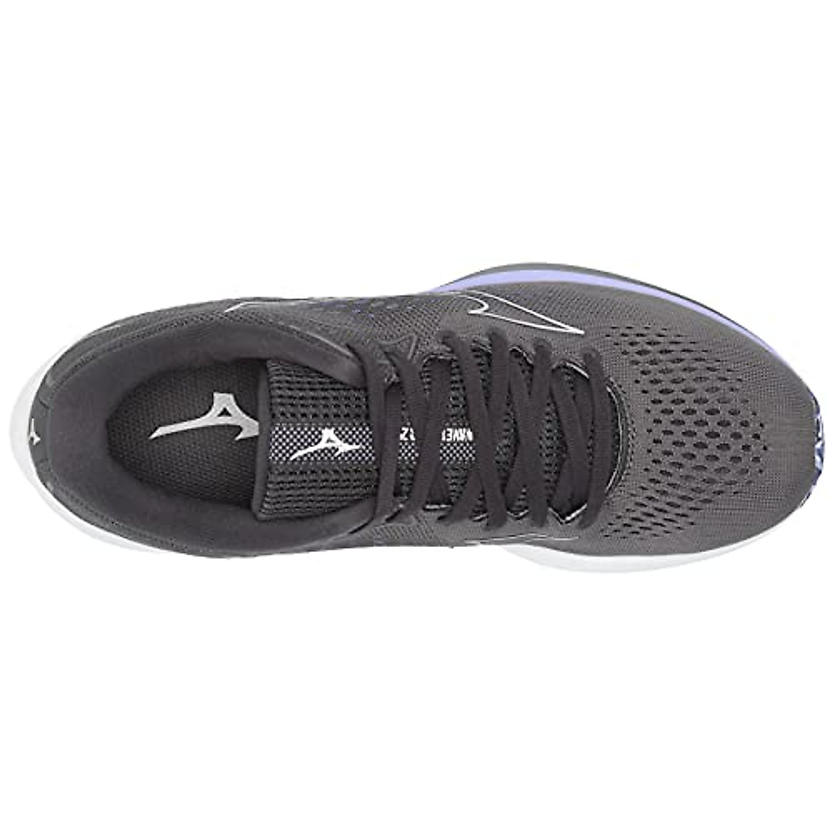 Mizuno Women's Wave Rider 25 | neutral Support Running Shoe |Eco Friendly Materials | Blackened Pearl | US 8.5