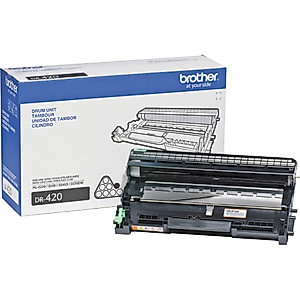 Brother Genuine-Drum Unit, DR420, Seamless Integration, Yields Up to 12,000 pages, Black