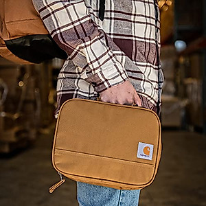 Carhartt Insulated 4 Can Lunch Cooler, Brown, One Size