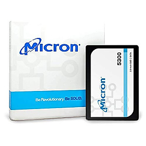 Micron 5300 PRO 3.84TB 7mm 2.5 inch Enterprise SATA 6Gb/s Solid State Drive Self-encrypting (SED) TCG eSSC - MTFDDAK3T8TDS