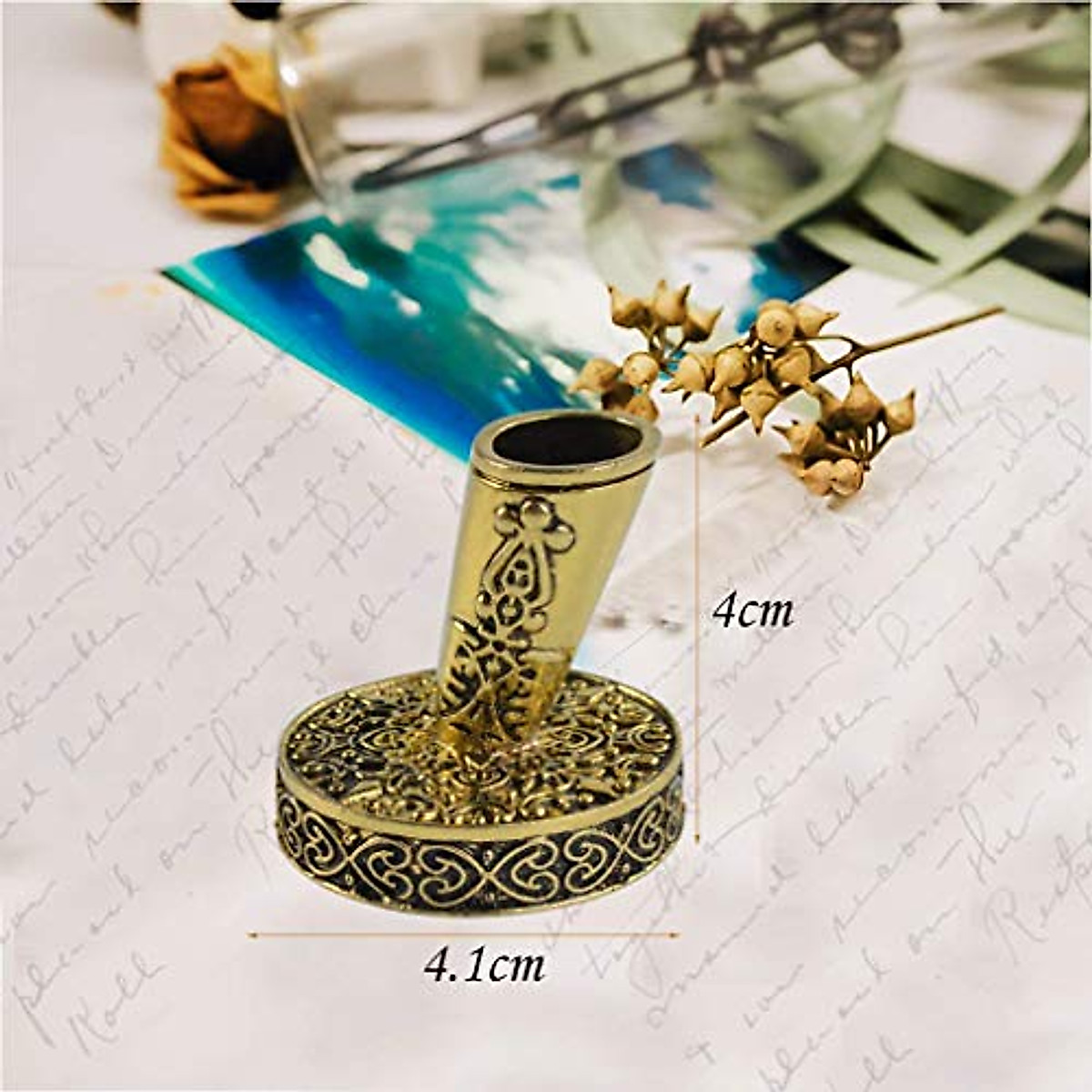 Quill Pen Vintage Feather Pen Calligrapher Pen Set Handmade Quill Feather Dip Pen and Ink Set Feather Calligraphy Writing Quill Pen for Beginners