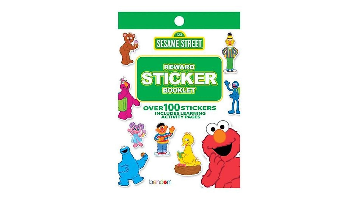 Bendon Sesame Street Rewards Mini Sticker Booklet for Kids