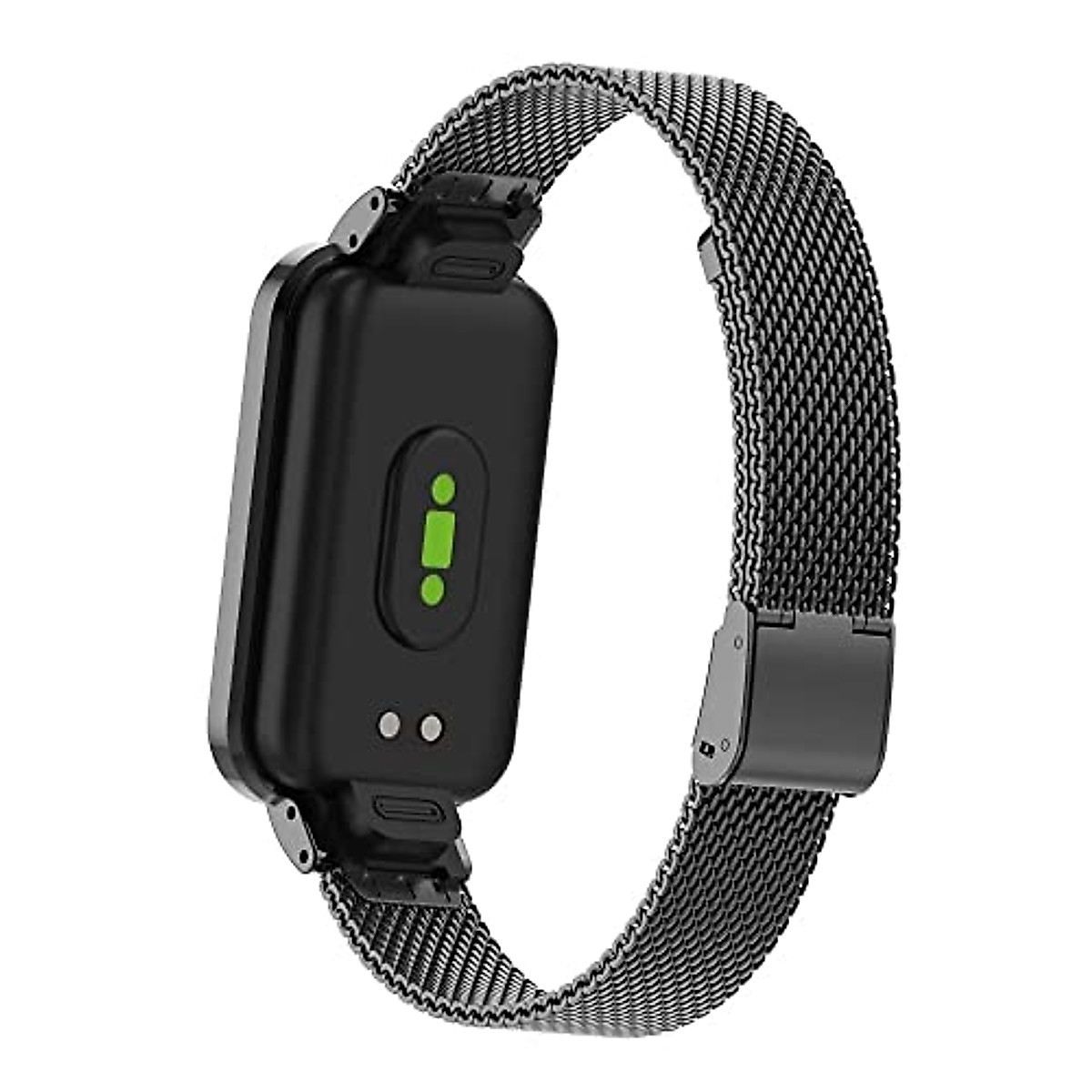 T-BLUER Compatible for Xiaomi Redmi Smart Band Pro Strap,Redmi Smart Band Pro Stainless Steel Metal Replacement Bands Straps Watchband Accessories for Xiaomi Redmi Smart Band Pro Bracelet