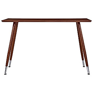 ULUYYUC Dining Table Brown 47.2"x23.6"x29.1" MDF,Office Desks Party Table Kitchen Tables Kitchen Furniture Outdoor Table for Living Room, Kitchen, Backyard, Wedding,Office