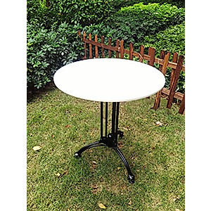 GZDEMYYXGS Table Base 28",with Retro Aluminum Black Legs,is Suitable for Restaurants,Coffee Shops,Bars,Leisure Rooms and Families. (Black)