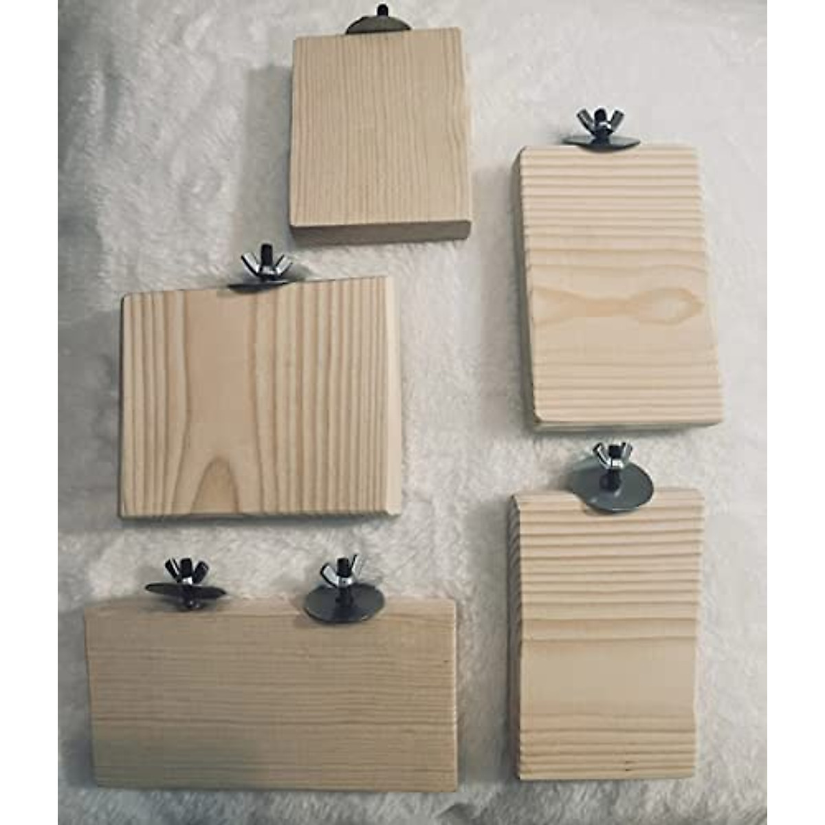 10 Piece Kiln Dried Pine Wood Ledges, Platfrom, Steps for Chinchillas, Rats, Birds and Caged Critters. Chinchilla Cage Accessories.