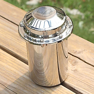 Peiyu 7.9" Stainless Steel Time Capsule Waterproof Anti-Corrosion Container Gift for Future