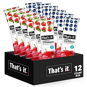 12 CT FRUIT BAR GIFT POUCH (6 EA: ST, BL)
