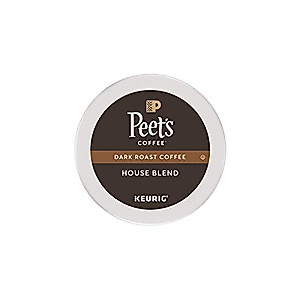 Peet’s Coffee House Blend K-Cup Coffee Pods for Keurig Brewers, Dark Roast, 10 Pods