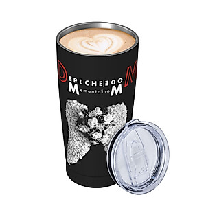 KMATELONE Depeche Music Mode Cup Stainless Steel Vacuum Insulated Travel Mug With Lid and Straw Cups Thermal Coffee 20 Oz