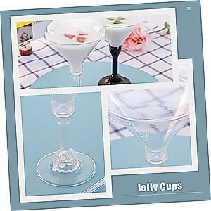 Zerodeko 18 Pcs dessert cup trifle bowl small parfait cups beverage drink cup Clear pudding jelly glass cup plastic pudding cups plastic tumblers Glass Ice Cream Cup yogurt jar Glasses