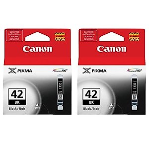 Canon 2 Pack CLI-42 Black Ink Cartridge