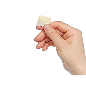 200 Pieces 1 Inch Unfinished Wood Pieces Blank Wood Squares Round Corner for Painting Writing Carving Letter Scrabble DIY