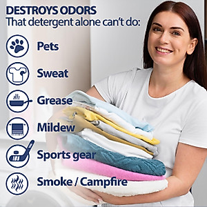 Nature Clean Stink Bomb Odor Remover Pacs for Laundry, 10 Count