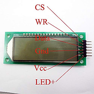 6Bit 7 Segment LED SPI Digital Tube LCD Display Controller Module with Example Code (4)