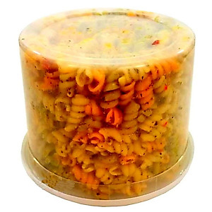 PACTOGO 64 oz (1/2 Gallon) Heavy Duty Round Plastic Deli Soup Containers with Lids, For Meal Prep Containers | BPA Free | Stackable | Leakproof | Microwave/Dishwasher/Freezer Safe (Pack of 5 Sets)