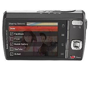Kodak Easyshare M530 12 MP Digital Camera with 3x Wide Angle Optical Zoom and 2.7-Inch LCD (Blue)