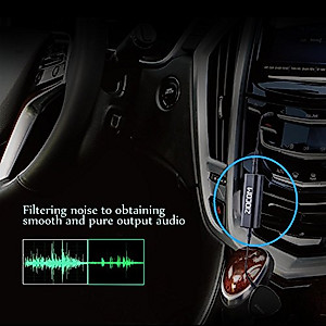 ZIOCOM Ground Loop Noise Isolator, Noise Filter, Eliminate The Buzzing Noise for Your Car Audio System/Home Stereo with Jack 3.5mm Audio Cable