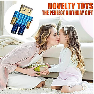 Fidget Sensory Bubble Stress Relief Toy, Fidget Sword Toy for Kids, Pop Push it Silicone Fidget Toys for Autistic Children Anxiety Adult , Autism Special Needs Anxiety Relief Toys