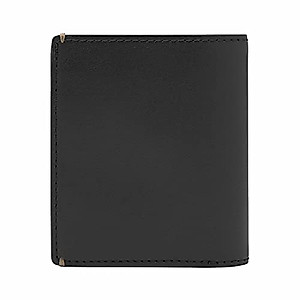 Fossil Men's Joshua Vegan Cactus Slim Minimalist Bifold Front Pocket Wallet, Black, (Model: ML4462001)
