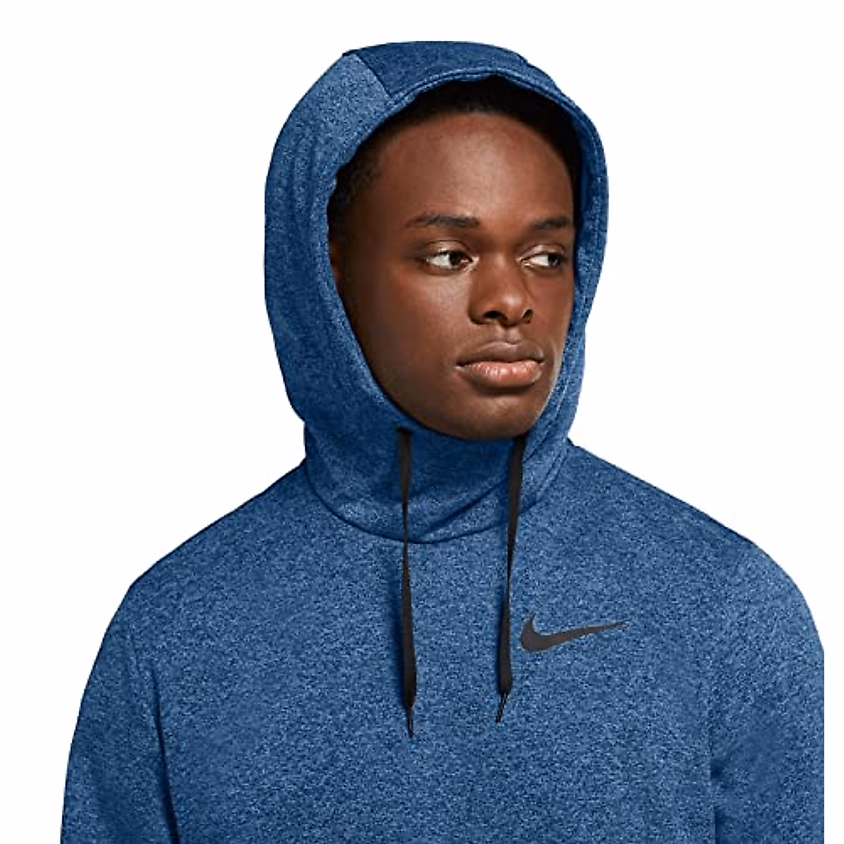 Nike Men's Therma Training Hoodie (as1, alpha, 2x, regular, regular, Hydrogen Blue/Black, XX-Large)