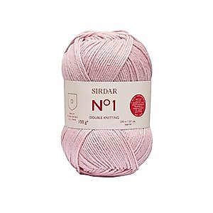 Sirdar No.1 DK Double Knitting, Rosebud (206), 100g