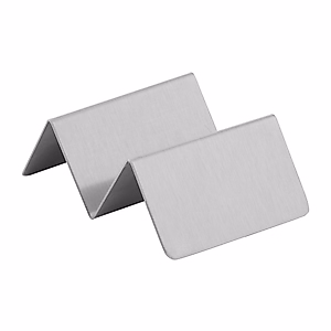 American Metalcraft MTSH1 Mini Taco Holders, 2" Length x 2.85" Width, Silver