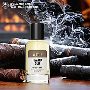 Wythe Inspired by Tom Ford Oud Wood for Men 1.7oz - Long-Lasting All Day Cologne - Premium Replica Scent - Made in USA with Clean Ingredients Rosewood, Leather & Saffron - Exotic, Leathery and Rich Fragrance