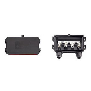 MagiDeal Solar Junction Box PV Connector with 3 Diodes for Solar Panel 100-180W 6A