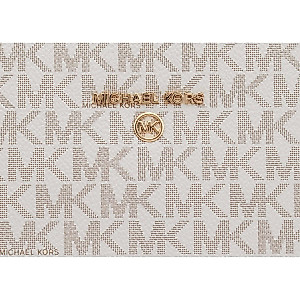 Michael Kors Jet Set Charm Large Dome Crossbody, Vanilla/Soft Pink