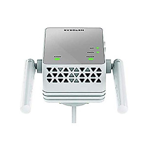 NETGEAR EX3700-100UKS AC750 WiFi Range Extender 802.11n/ac 1-Port Wall-plug External Antennas