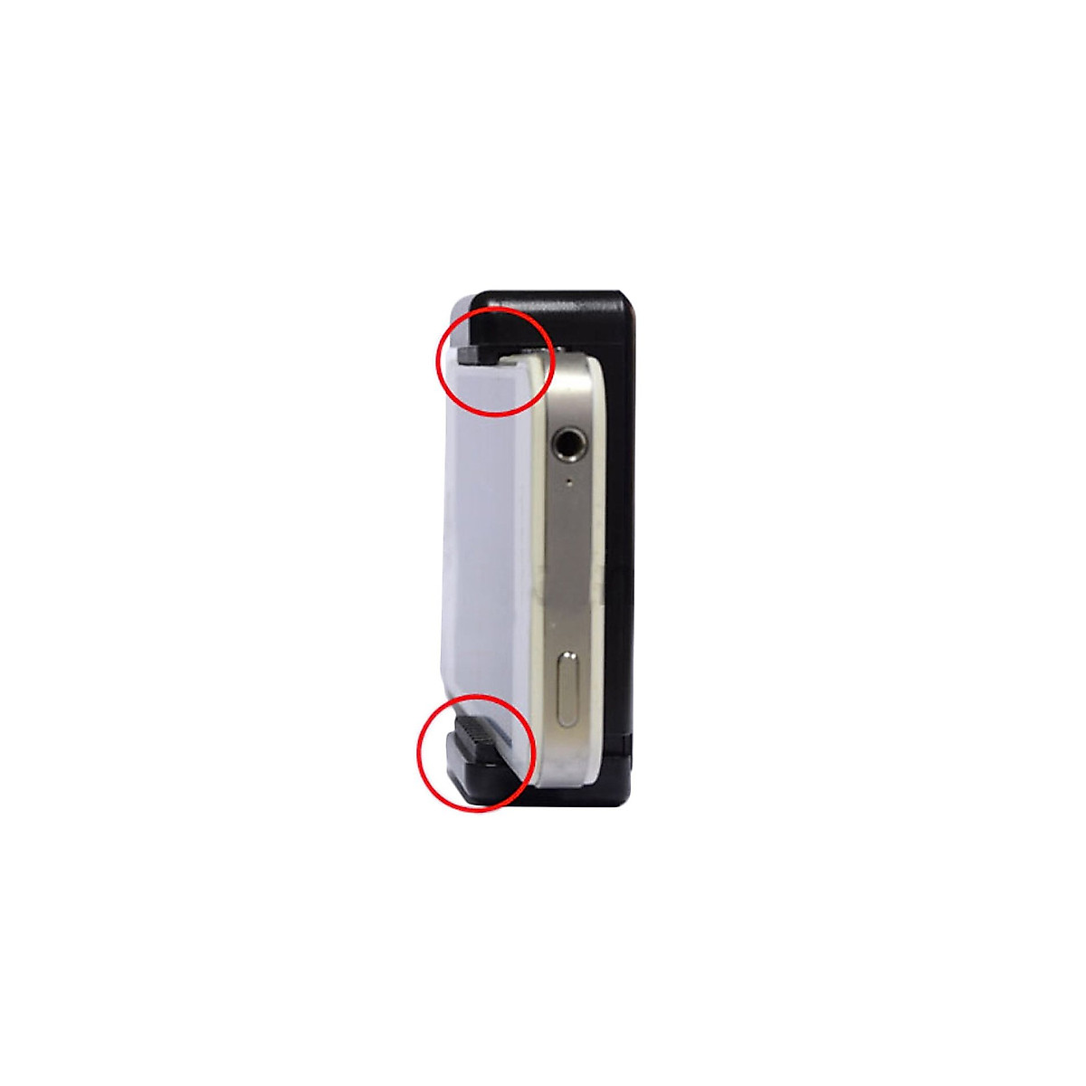 OCTO MOUNTS - 2 Pack Universal Smartphone Holder Set for Mounting Any Phone. Has Camera Screw (1/4-Inch 20), Easily Connect Your Cell Phone to GoPro Assessories, Tripods, Poles, Hand Grip, Etc.