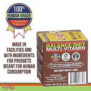Licks Dog Multi-Vitamin Supplements - 10-use