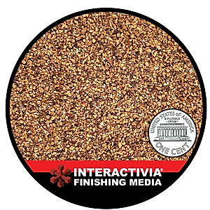 16 lbs or 7.2 kg Ground Walnut Shell Media 18-40 Grit - Fine Walnut Shells for Tumbling, Vibratory Or Blasting