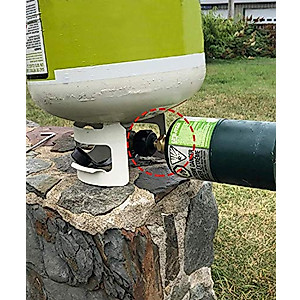 SHINESTAR Propane Refill Adapter for 1 lb Tanks, Fill 1 Pound Bottles from 20lb Tank, Propane Adapter 20 lb to 1 lb, Easy to Use, Solid Brass, 2 Set