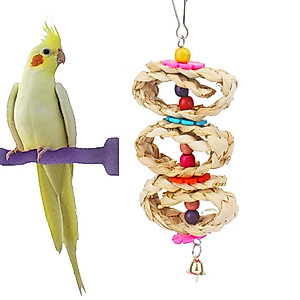 3 Pieces Parrots Toys and Bird Accessories for Pet Toy Swing Stand Budgie Parakeet Cage African Grey Vogel speelgoed parkiet