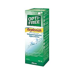 Opti-Free Replenish Multi-Purpose Disinfecting Solution with Lens Case, 10-Ounces