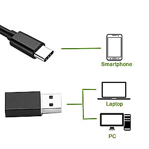USB Snake Inspection Camera, FANTRONICS USB C Borescope, Scope Camera with 8 LED Lights for (16.4ft) OTG Android Phone, Windows PC, MacBook