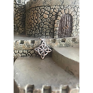 Jewelry Trends Sterling Silver Celtic Good Luck Knot Pendant