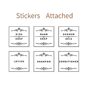 300ml 10oz Travel Bottles Set for Toiletries Big Squeeze Bottles Big Size Container Kit Portable Leak Proof Refillable Cosmetic Airplane Essential Shampoo Hair Conditioner Body Lotion Bath Shower Gel